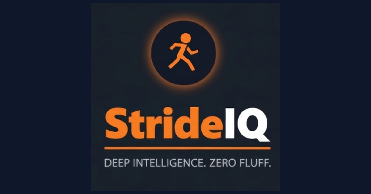 StrideIQ - AI Running Coach & Training Intelligence